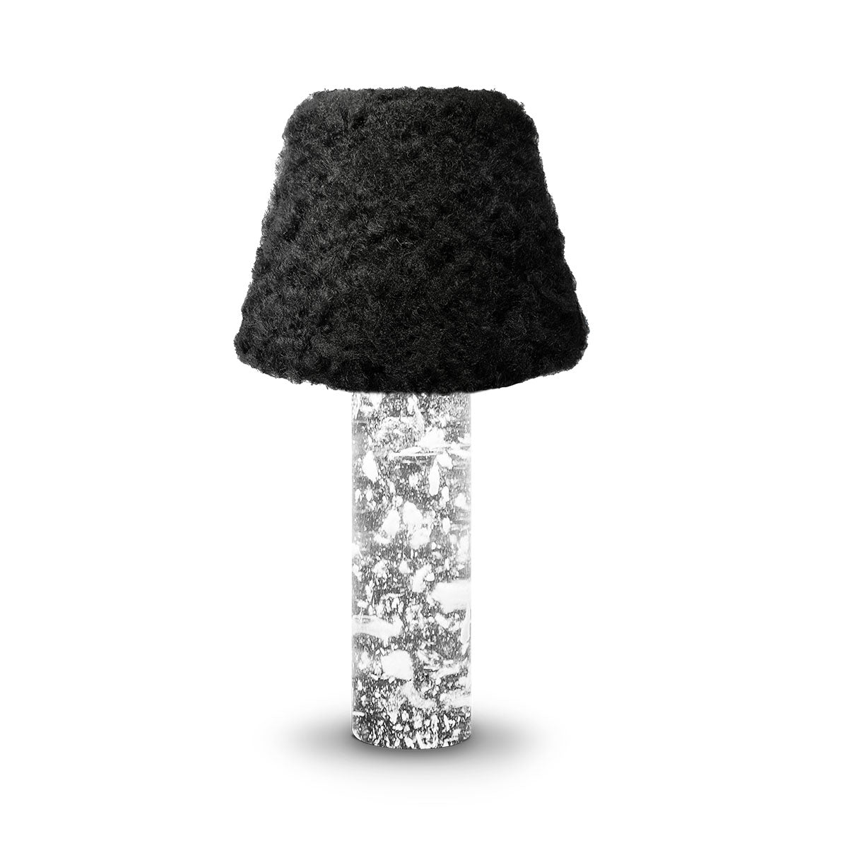 Moorgen Wool Table Lamp – Quartz / Glass, Wireless Charging Option ...